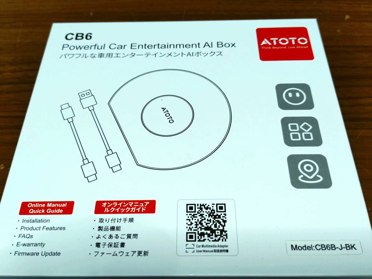 Yahoo!オークション - ATOTOZONE CB6 ((8GB+128GB)) ワイヤレスCarPlay...