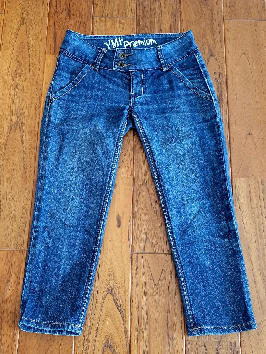 Yahoo!オークション - YMI Premium ダブルボタンハーフジーンズ 0