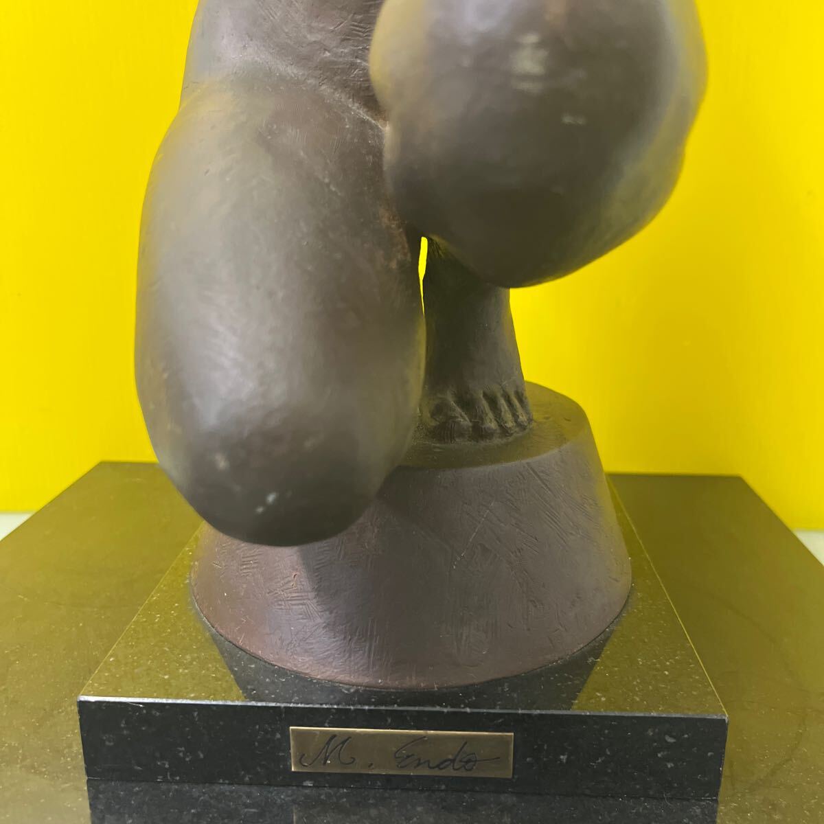 Yahoo!オークション - SG 203 [真作]彫刻家 遠藤幹彦 ブロンズ「昴...