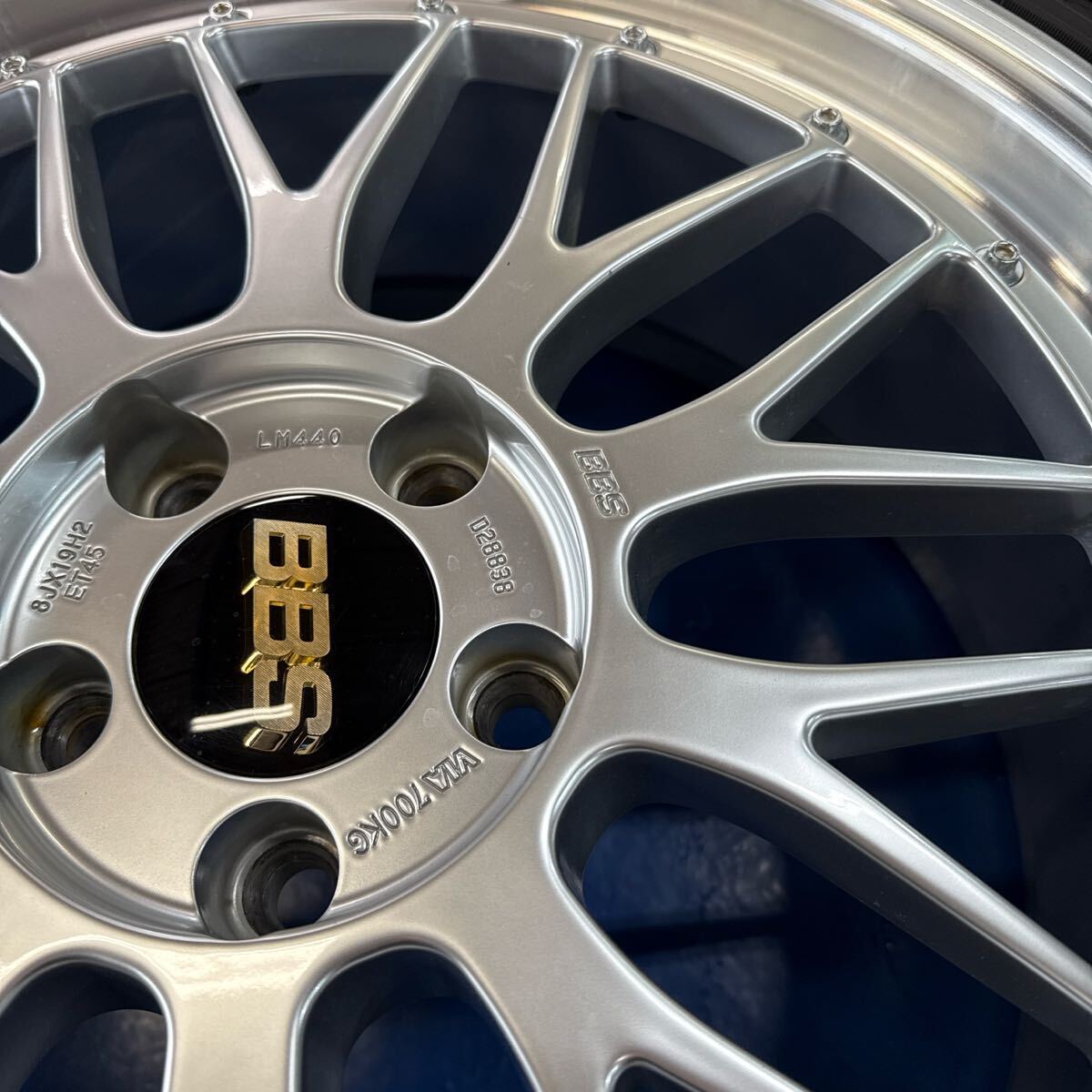Yahoo!オークション - BBS LM 19×8.0J ET45 5H-112 NITTO NT555 215/...