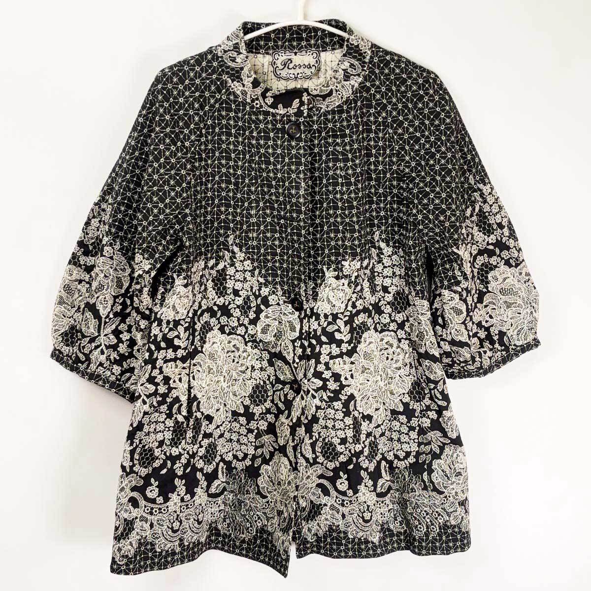 Yahoo!オークション - Rossa インポートロッサ 花柄 ジャケット 42 ブ...