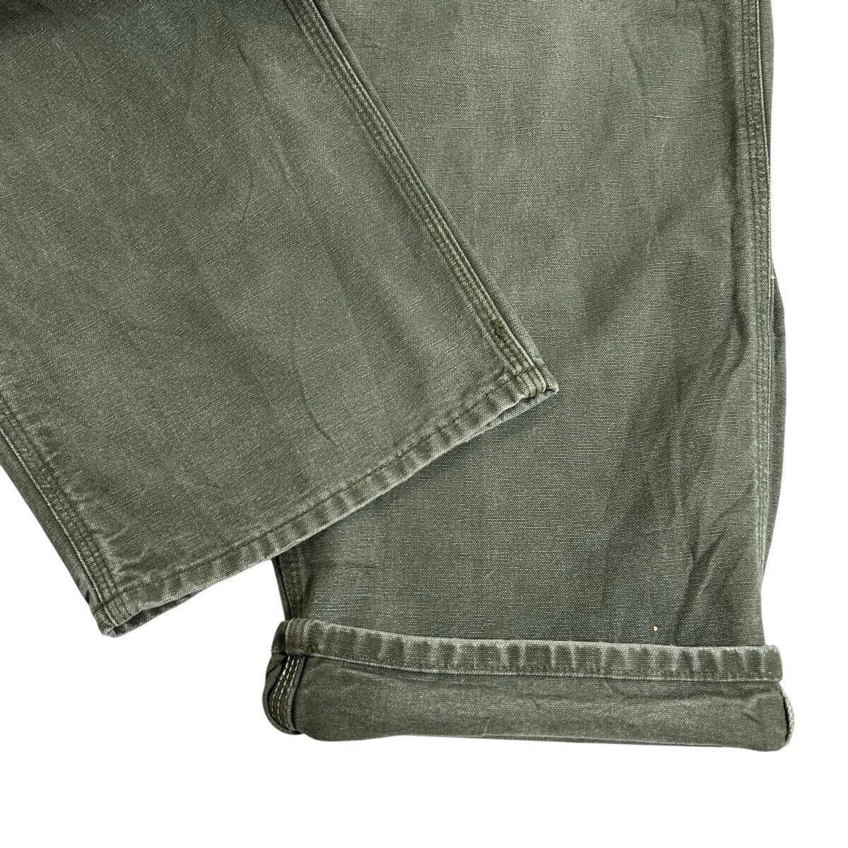 モスグリーン 00s carhartt B11 MOS ダック ペインターパンツ モスグリーン 00s carhartt B11 MOS ダック ペインターパンツ