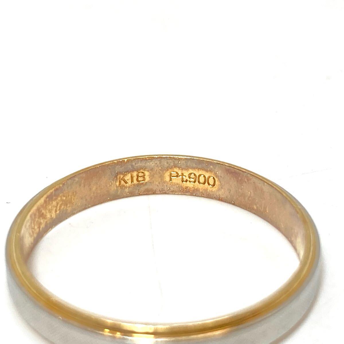 Yahoo!オークション - 52-71 コンビリング K18YG Pt900 総重量約2.96g