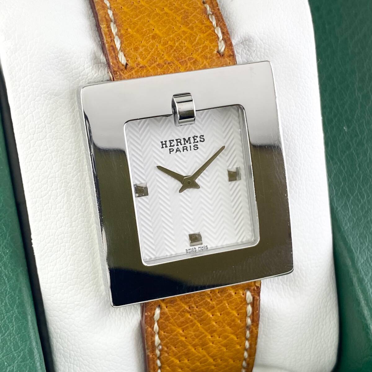 Yahoo!オークション - HERMES エルメス 腕時計 メンズ レディース兼用 ...