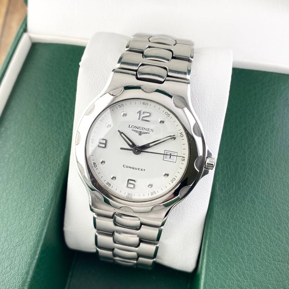 1円〜】LONGINES ロンジン 腕時計 メンズ L1.633.4 CONQUEST 1円〜】LONGINES ロンジン 腕時計 メンズ L1.633.4 CONQUEST