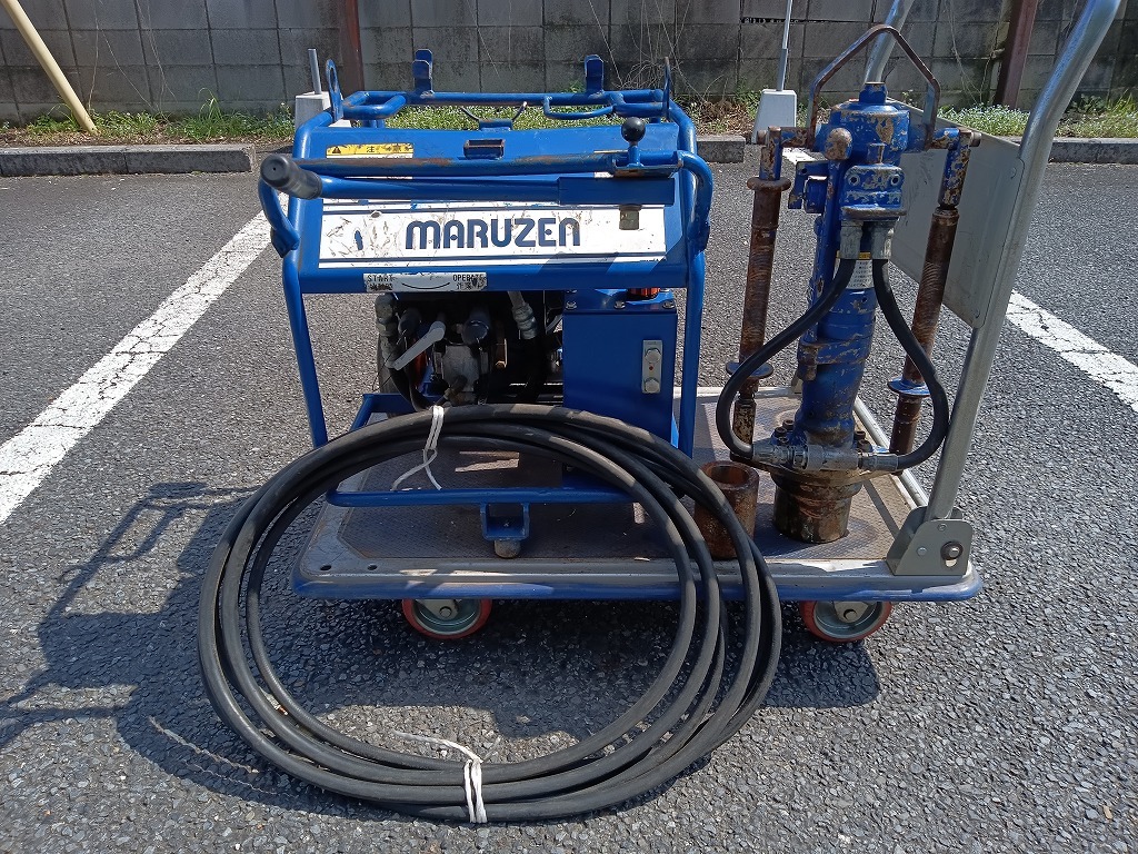 埼玉県蓮田市 引取限定 品 丸善工業 エンジン式 小型パワーユニット + 油圧杭打機セット U-070-1型 + KH-240V(建設機械、重機)｜売買されたオークション情報、yahooの商品 ...