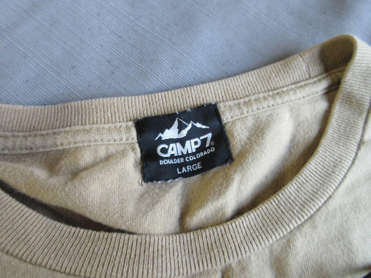 Yahoo!オークション - CAMP7 長袖Tシャツ サイズL ウ-11