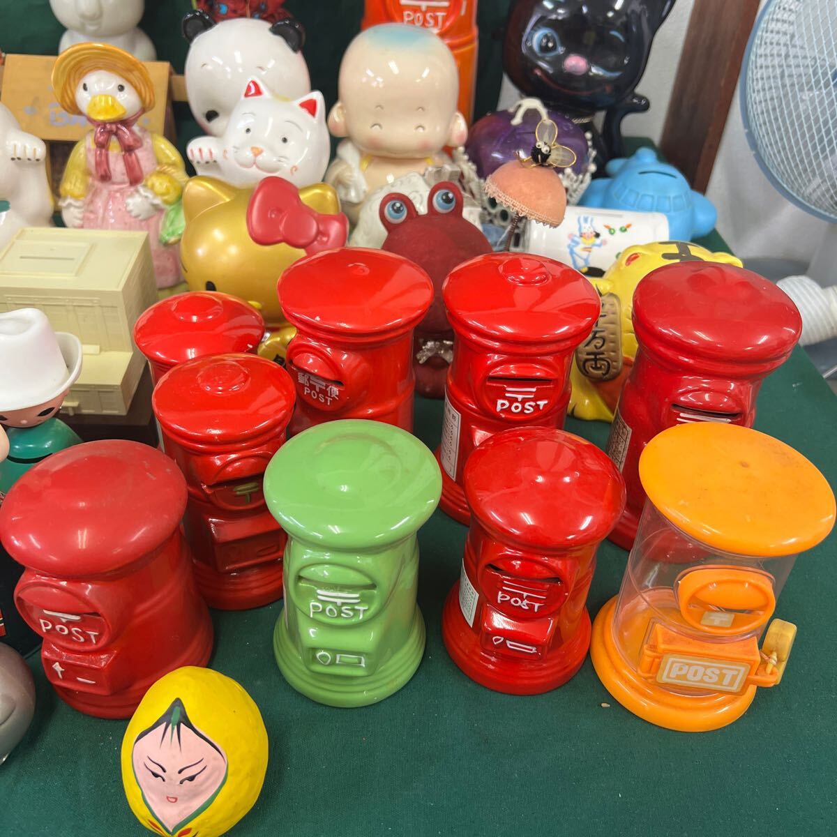 ○中古《貯金箱 まとめて》 昭和レトロ 置物 ノベルティ ポスト ○中古《貯金箱 まとめて》 昭和レトロ 置物 ノベルティ ポスト