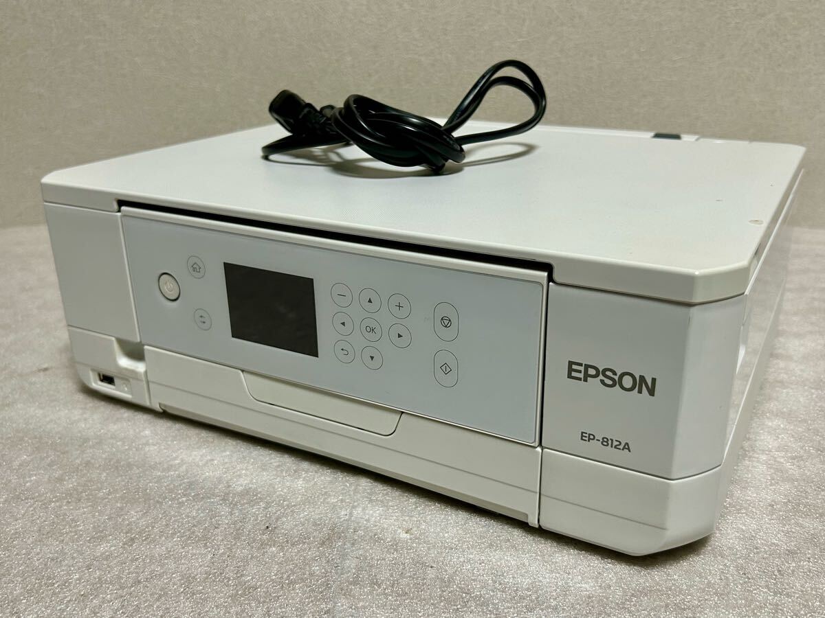 Yahoo!オークション - EPSON EP-812A インクジェットプリンター 通電の...
