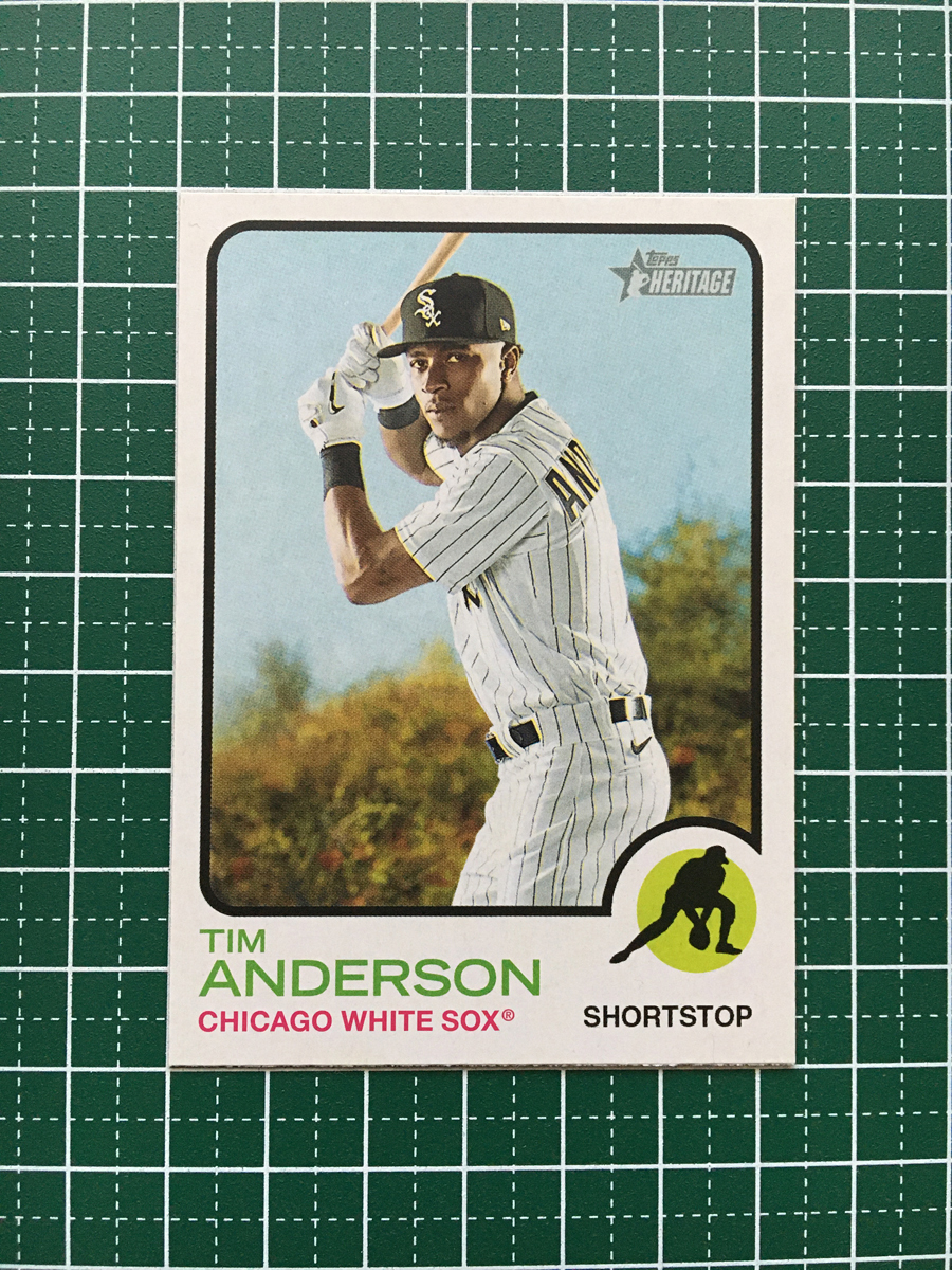 Yahoo!オークション - TOPPS MLB 2022 HERITAGE #241 TIM ANDERSON[C...