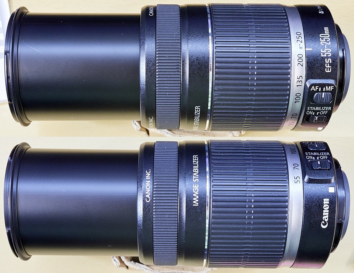 Yahoo!オークション - キヤノン EF-S55-250mm F4-5.6 IS(I型) (56) 完...