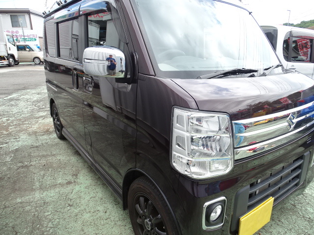 Yahoo!オークション - スズキ エブリィワゴン DA17W 専用ドアミラー...