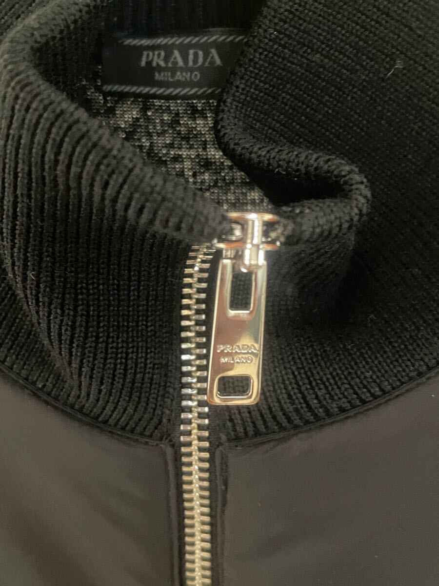 PRADA ブラックナイロンジャケットPRADA ナイロン ドライバーズ PRADA ブラックナイロンジャケットPRADA ナイロン ドライバーズ