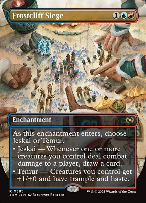 Yahoo!オークション - MTG 金/英語版 (385)《降霜断崖の包囲/Frostclif...