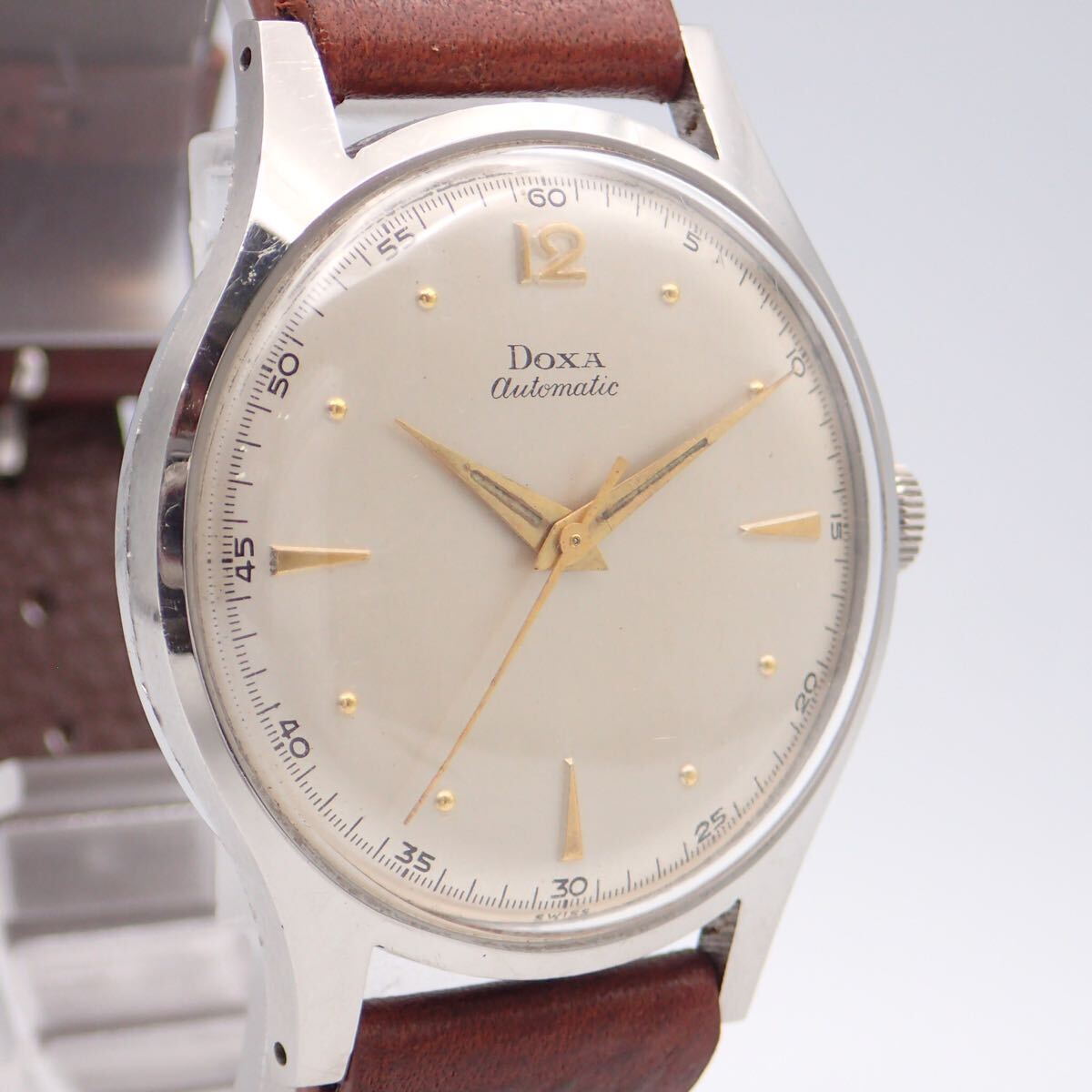 Yahoo!オークション - お03168/DOXA ドクサ/自動巻/メンズ腕時計/文字...