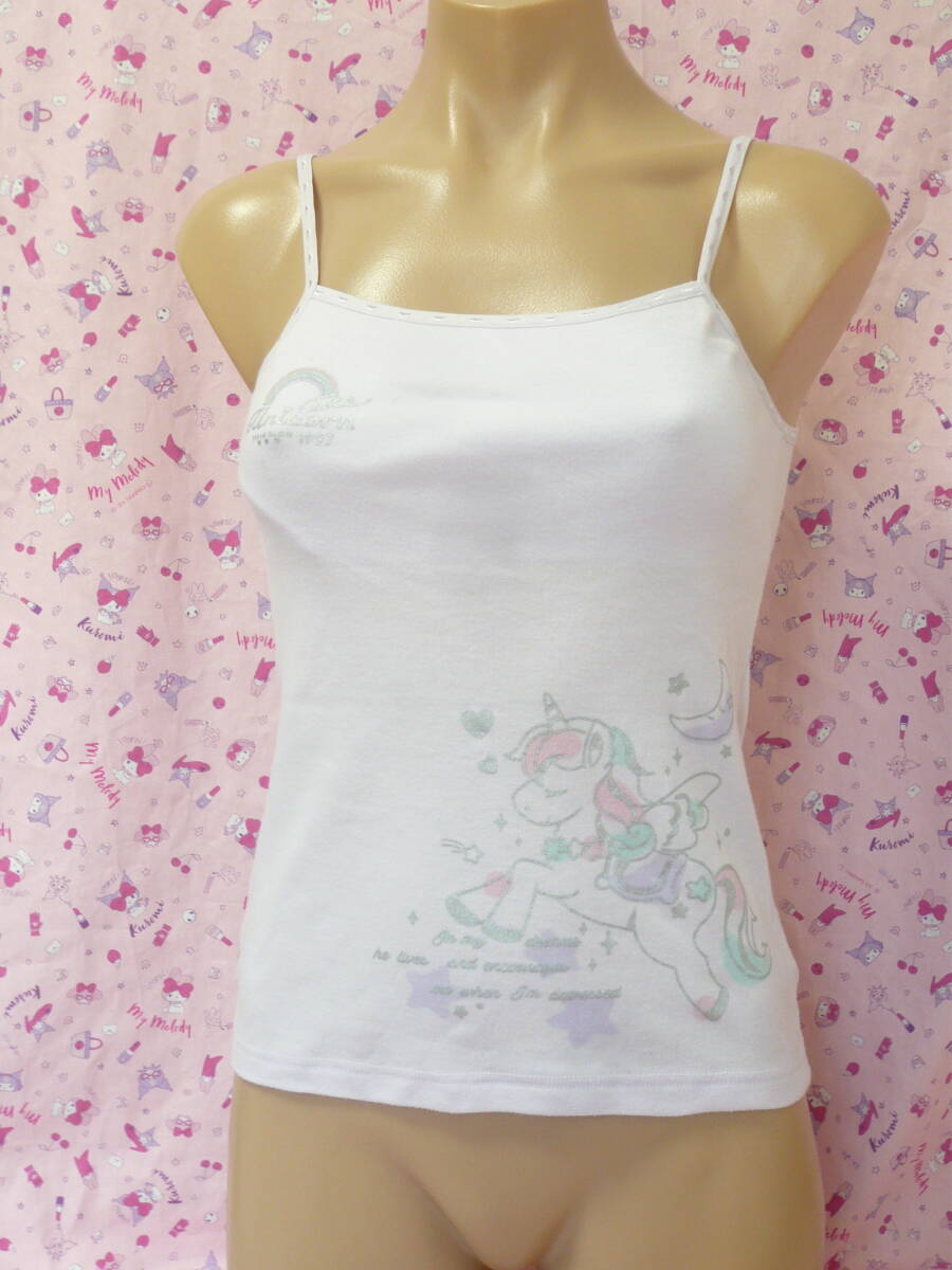 Yahoo!オークション - 4693 サイズ150 ストレッチ伸縮素材 キャミソー...