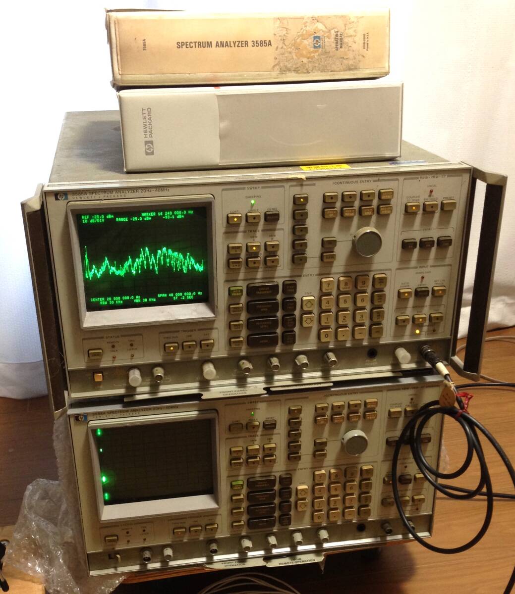 Yahoo!オークション - HP3585Aスペアナ20Hz～40MHz