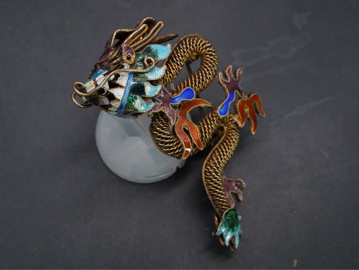 Yahoo!オークション - 【739】SILVER シルバー 925 七宝焼 銀線細工 ネ...