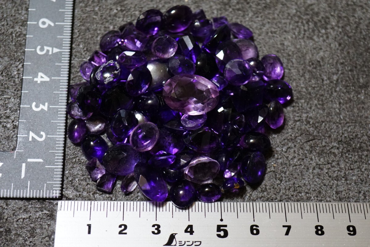 Yahoo!オークション - x27 天然アメジスト ルース 235.5ct 47.1g 外し...