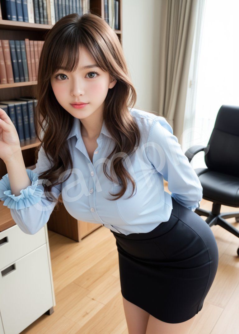 Yahoo!オークション - pa1904 【ゆめ】可愛い新人OL AI美女 ポスター A...