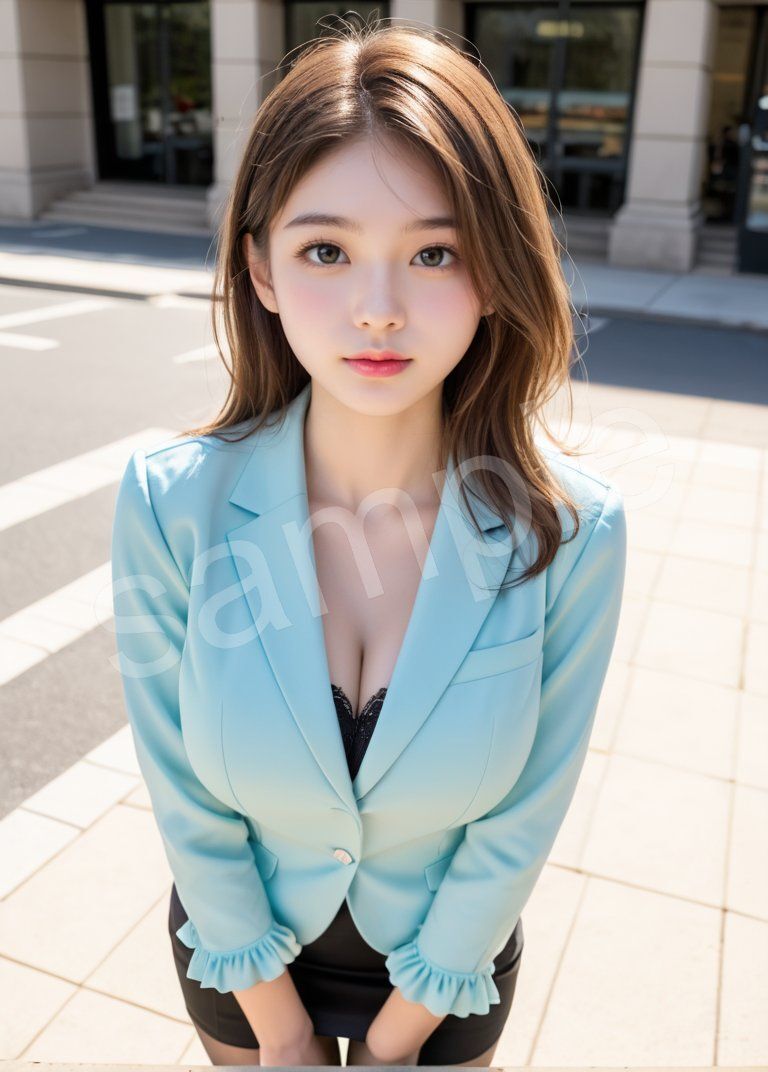 Yahoo!オークション - pa1923 【ゆめ】可愛い新人OL AI美女 ポスター A...