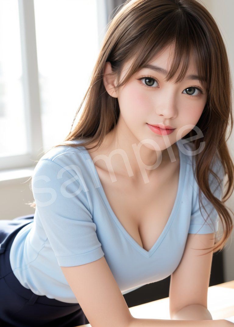 Yahoo!オークション - pa1925 【ゆめ】可愛い新人OL AI美女 ポスター A...