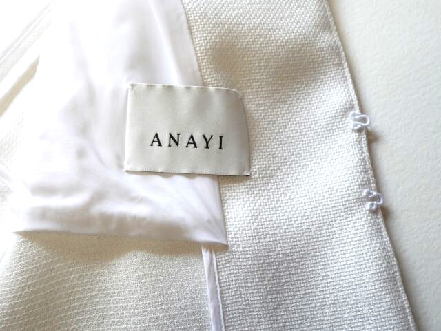 Yahoo!オークション - ANAYIアナイ ノーカラージャケット サイズ40