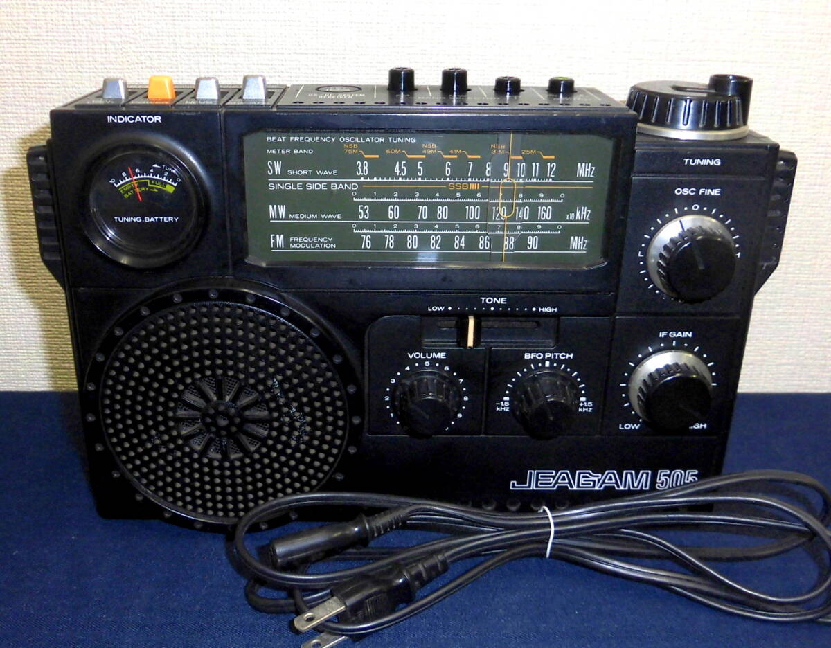Yahoo!オークション - 三菱 BCLラジオ JEAGAM JP-505 ジーガム SW/MW/...
