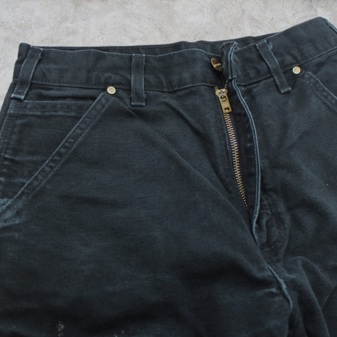 古着 USA製 CARHARTT W29×L32 B01 DOUBLE KNEE BLK カーハート 古着 USA製 CARHARTT W29×L32 B01 DOUBLE KNEE BLK カーハート