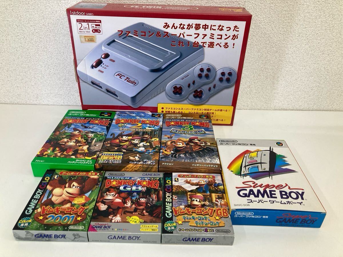 Yahoo!オークション - 任天堂 FC TWIN スーパーファミコン スーパーゲ...