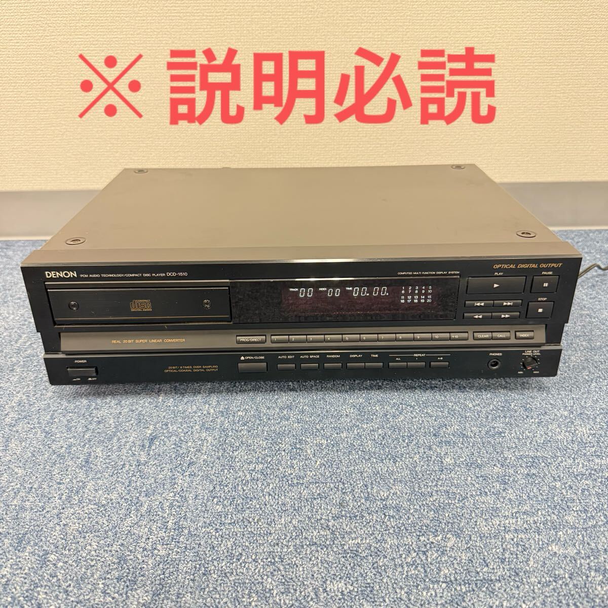 Yahoo!オークション - H4DENON デノン CDプレイヤー DCD-1510 オーディ...