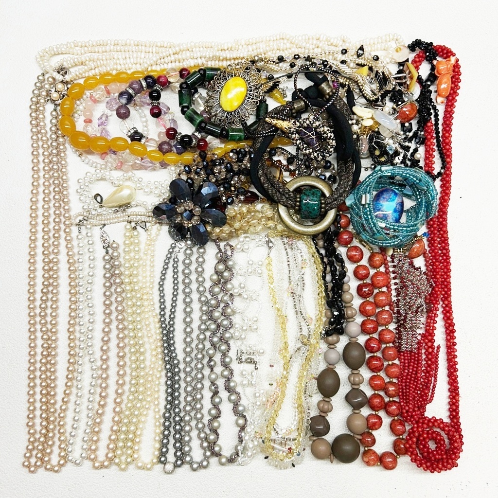 Yahoo!オークション - 【人気】アクセサリー まとめ 総重量 1 295g ネ...