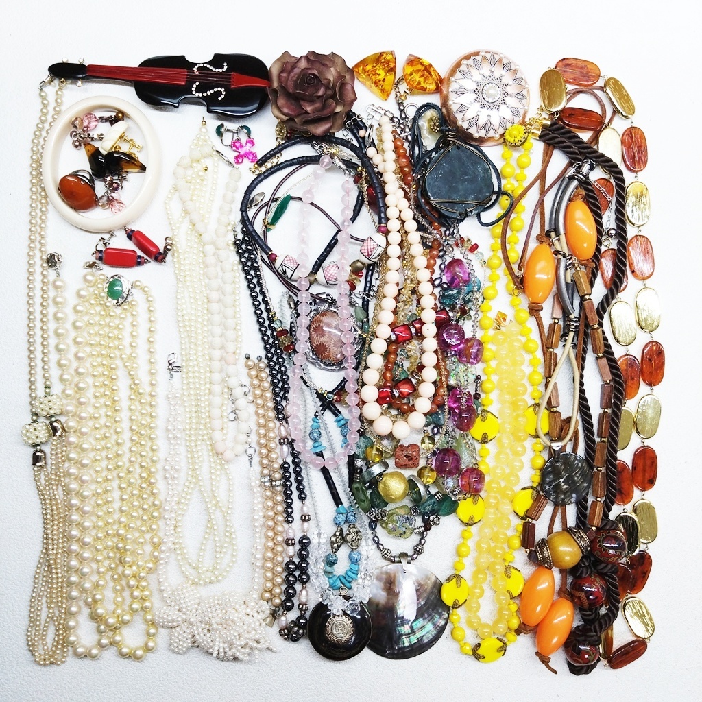 Yahoo!オークション - 【人気】アクセサリー まとめ 総重量 1 335g ネ...