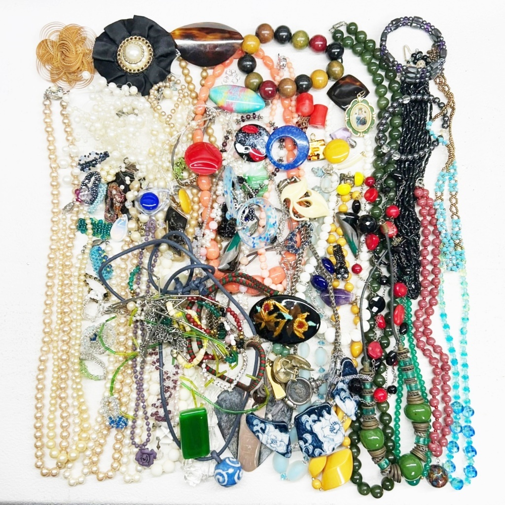 Yahoo!オークション - 【人気】アクセサリー まとめ 総重量 1 395g ネ...