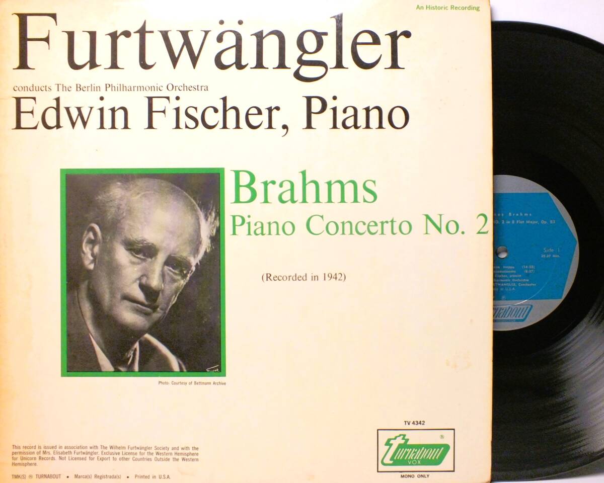 Yahoo!オークション - LP TV 4342 【ピアノ】エドヴィン・フィッシャー...