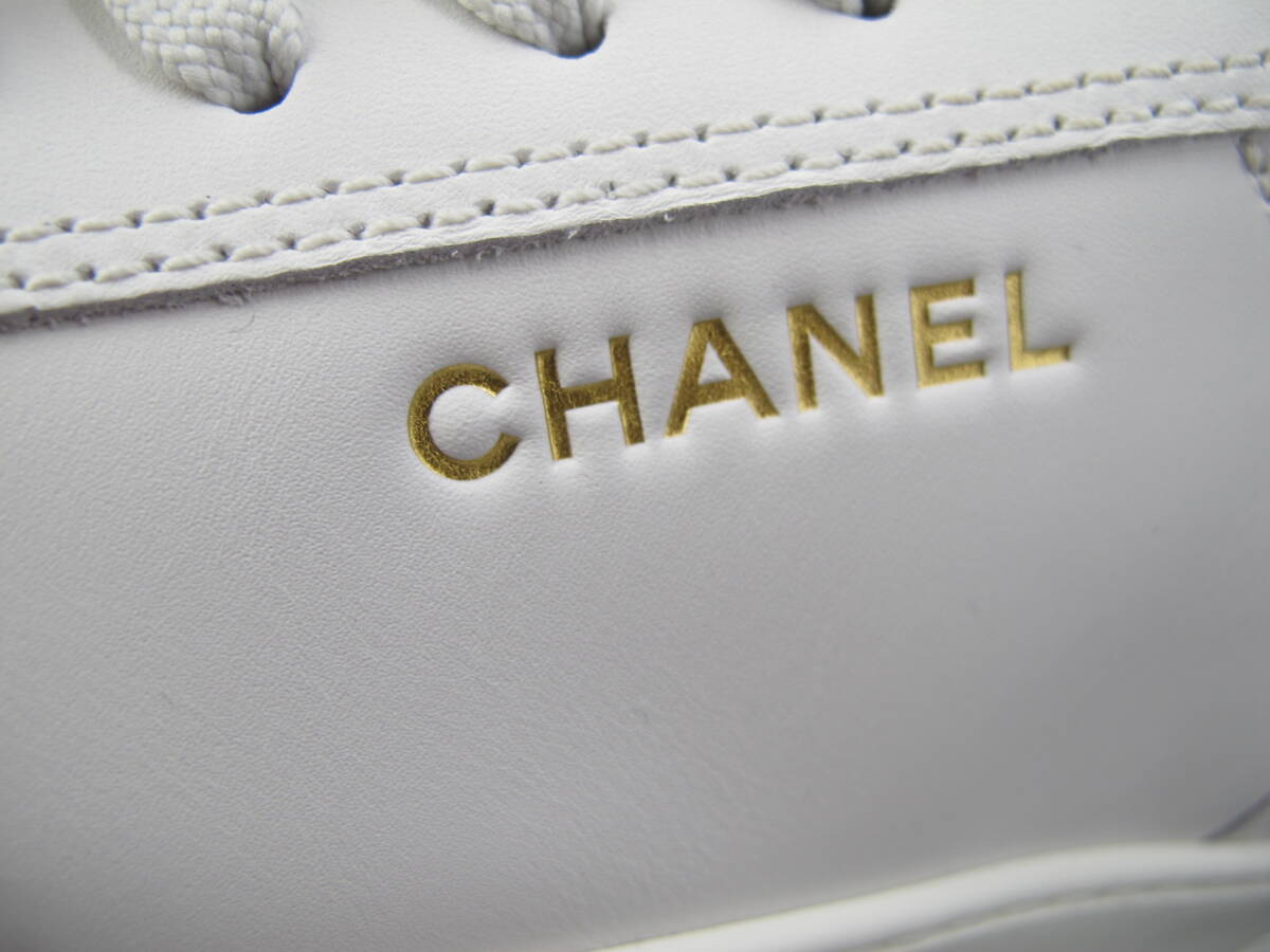 CHANEL シャネル ココマーク レザースニーカー 未使用 サイズ43 CHANEL シャネル ココマーク レザースニーカー 未使用 サイズ43