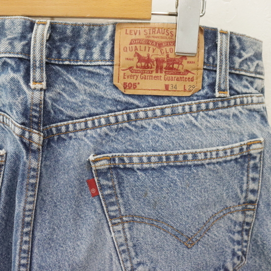 Yahoo!オークション - B386 90sビンテージ Levi’s リーバイス 505 デ...