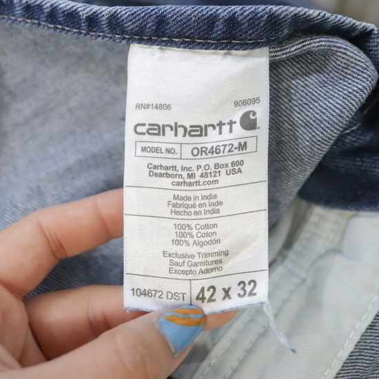 Yahoo!オークション - D29 2000年代製 カーハート オーバーオール 00s ...