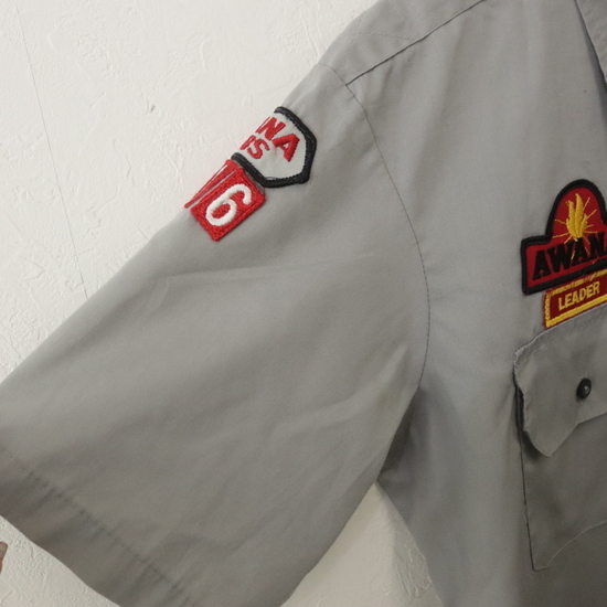 Yahoo!オークション - L650 80sビンテージ AWANA 半袖シャツ 1980年代...