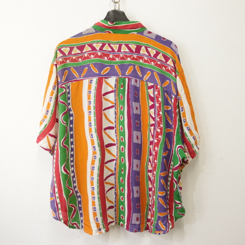 Yahoo!オークション - S480 80sビンテージ SUDDENIMPACT 総柄 半袖 レ...