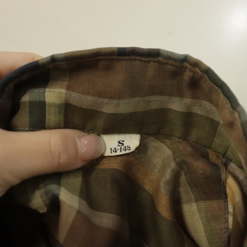 Yahoo!オークション - P796 70sビンテージ 半袖 ボタンダウン チェック...