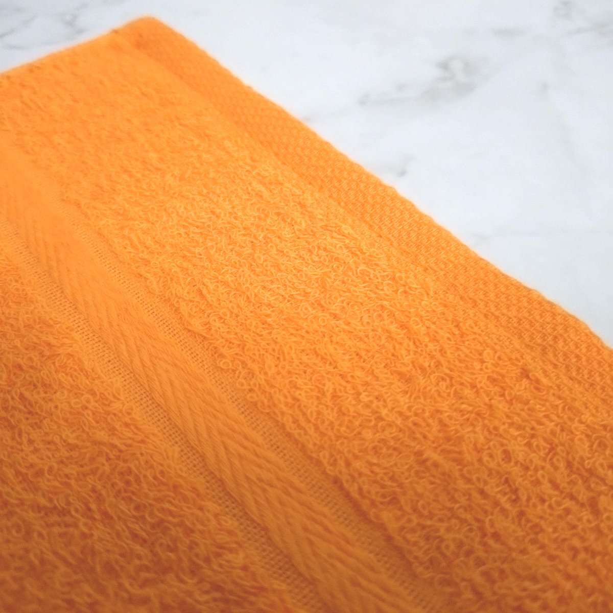 Yahoo!オークション - 日本製 泉州産 おしぼりタオル オレンジ 31g 3...