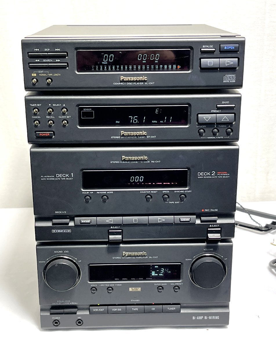 Yahoo!オークション - Panasonic パナソニック ミニコンポ SL-CH7 ST-...