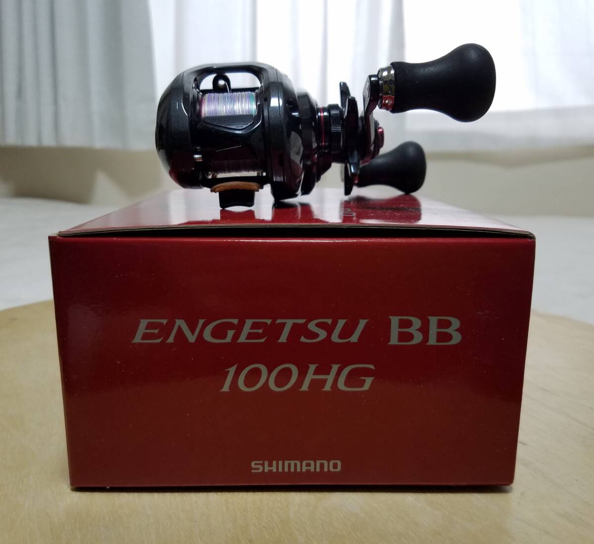 Yahoo!オークション - シマノ 炎月BB100HG右ハンドル 元箱付 美品