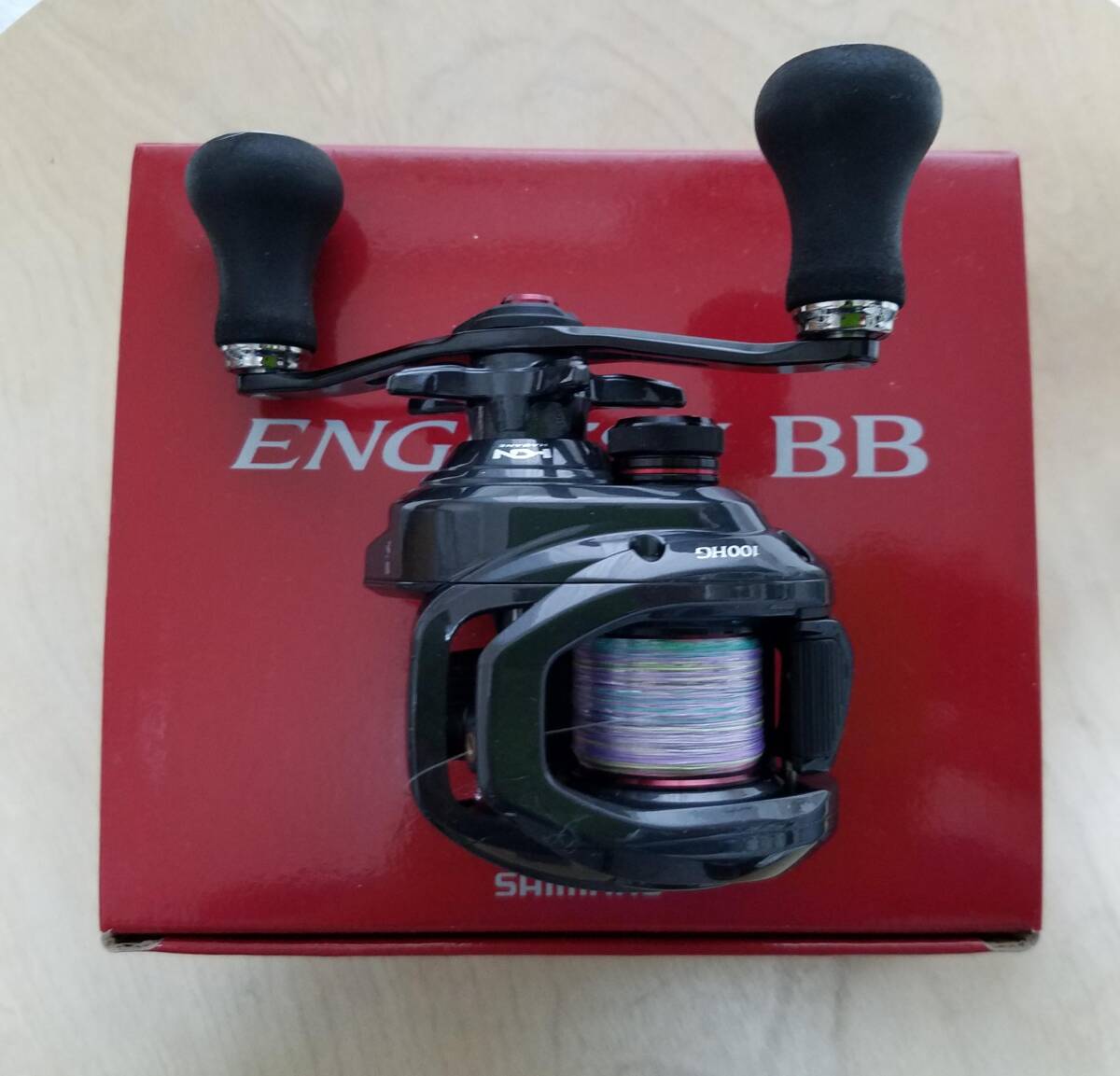 Yahoo!オークション - シマノ 炎月BB100HG右ハンドル 元箱付 美品