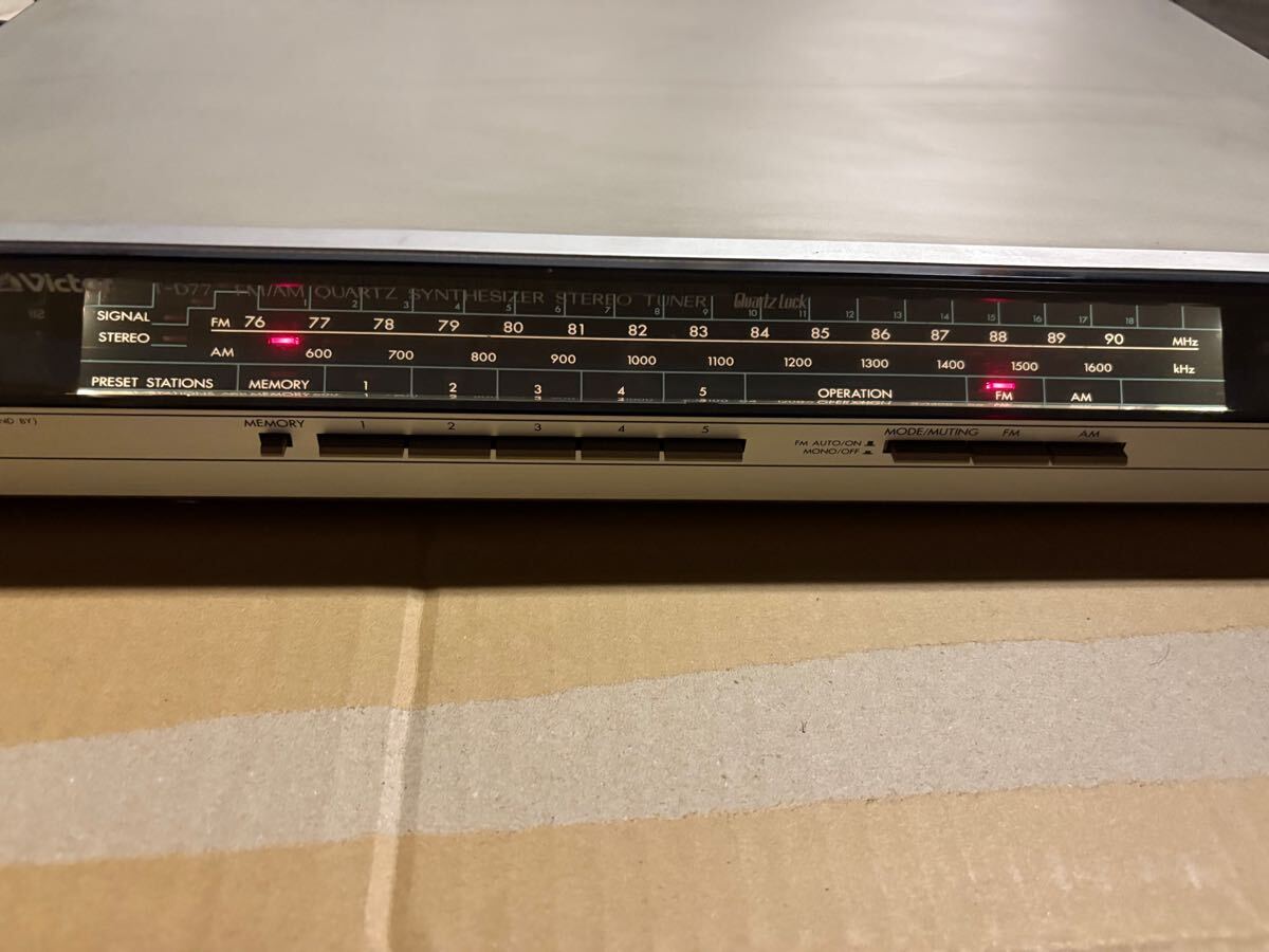 Yahoo!オークション - ビクター victor t-d77ラジオ ステレオ チューナ...