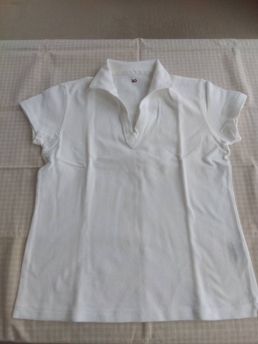 Yahoo!オークション - 45rpm 3サイズ 半袖スキッパーポロ 白 美品