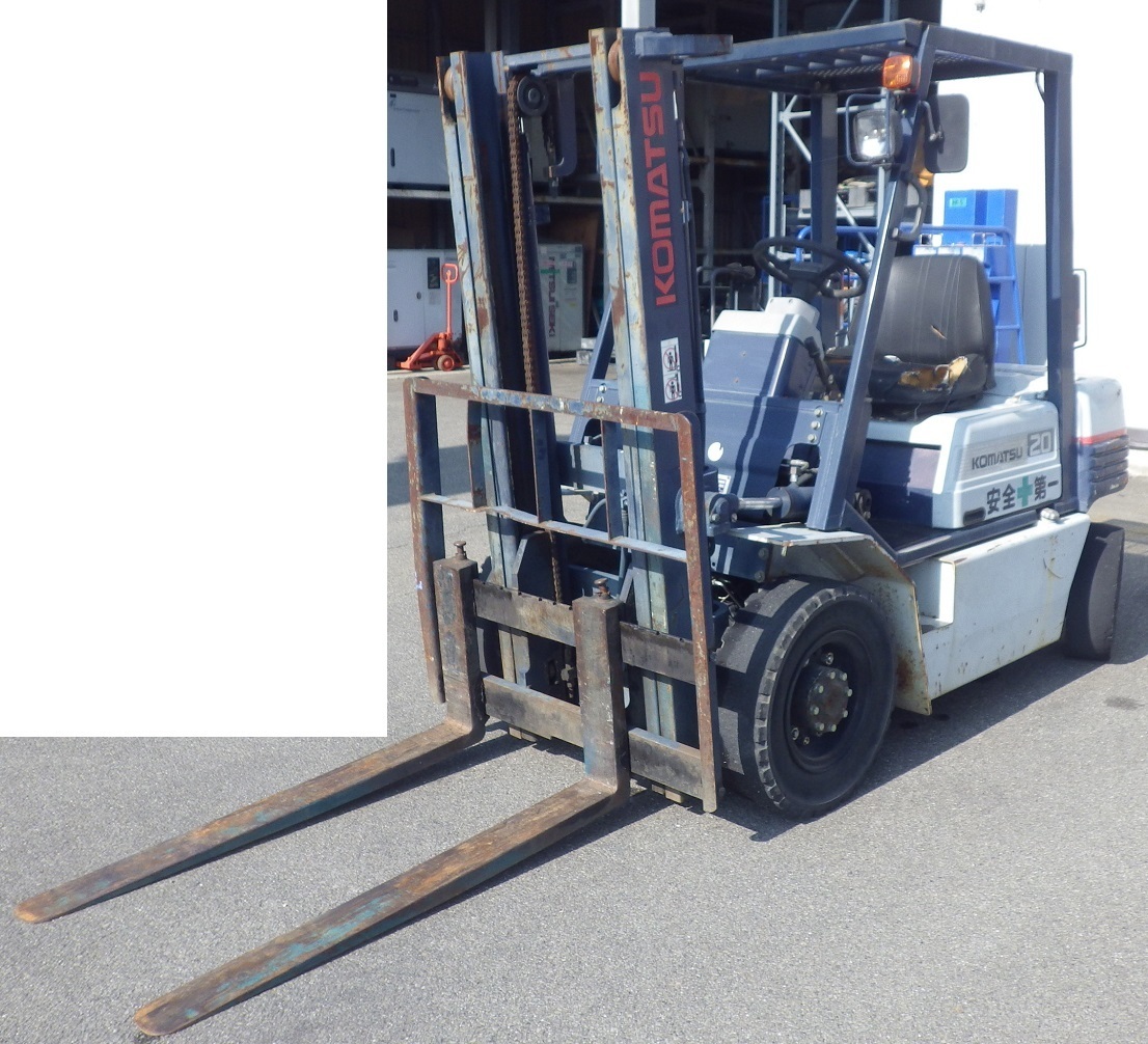 Yahoo!オークション - ガソリン車 コマツ フォークリフト 2トン FG20-1...