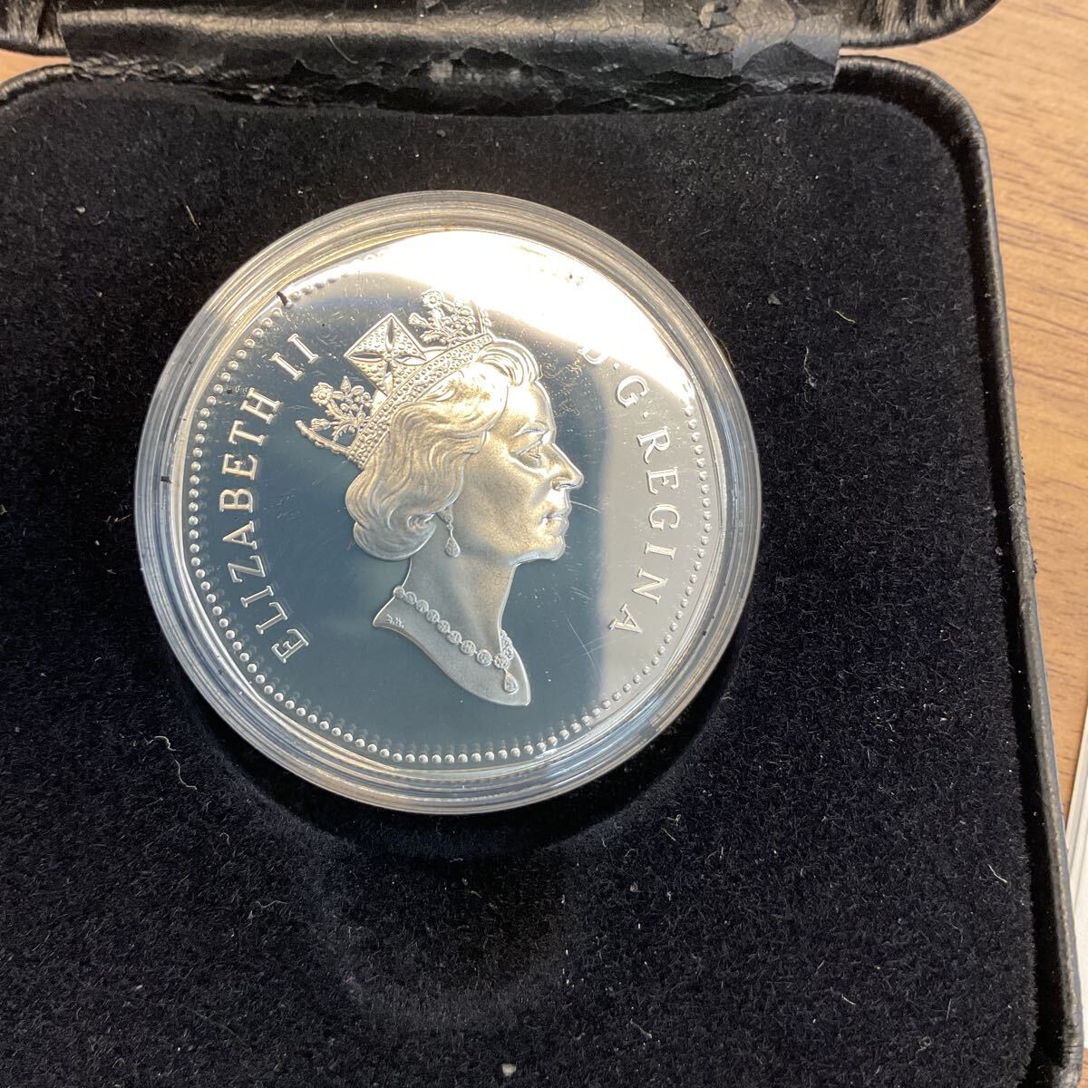 Yahoo!オークション - 【K-1369】1997年 カナダ銀貨 1ドル コイン