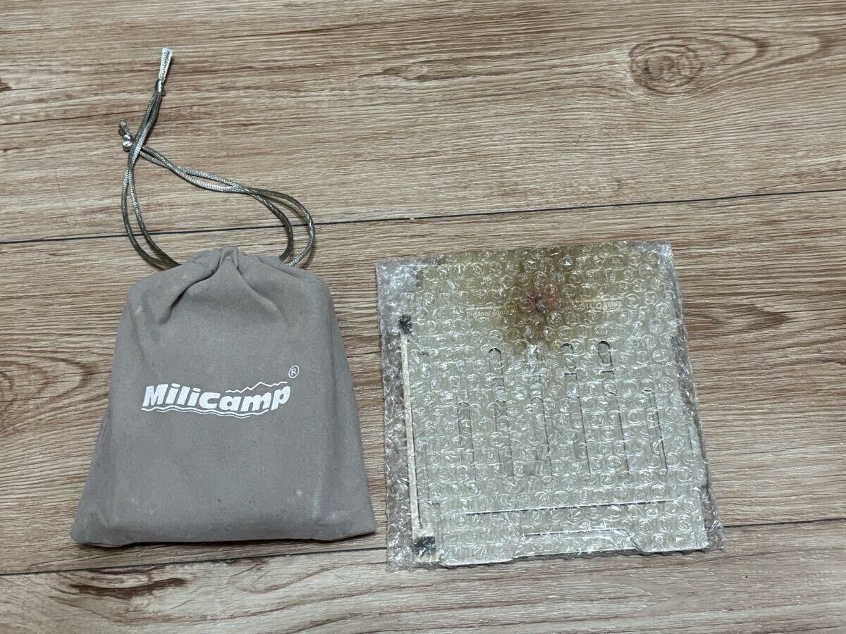 Yahoo!オークション - ポケットストーブ アルコールストーブ用五徳付き...